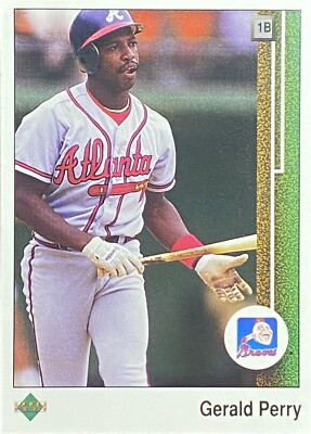 1989 Upper Deck #431 Gerald Perry Atlanta Braves Baseball Card | eBay