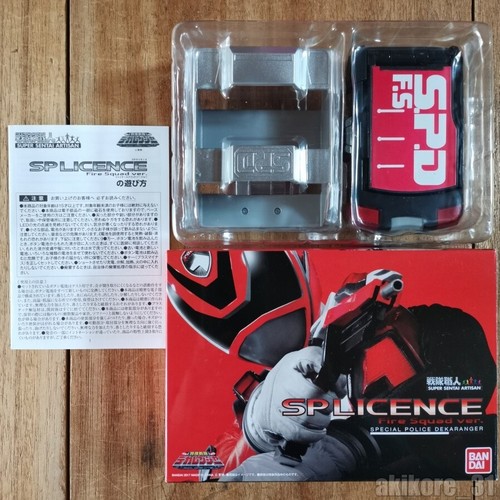 Power Ranger Tokusou Sentai Dekaranger sp license Fire Squad SPD RED | eBay