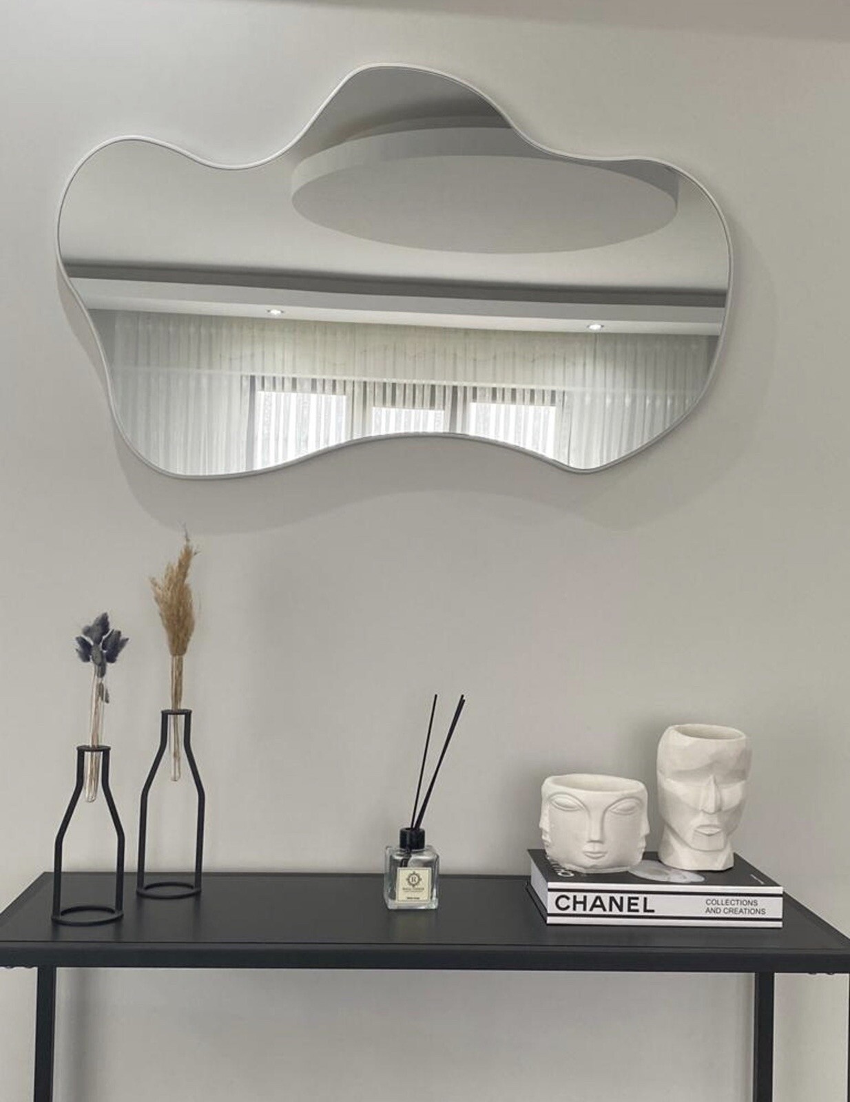 Handmade Asymmetrical Mirror, Aesthetic Mirror, Mirror Home Decor ...