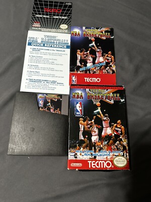 NES Nintendo TECMO NBA BASKETBALL Complete CIB Box Game | eBay