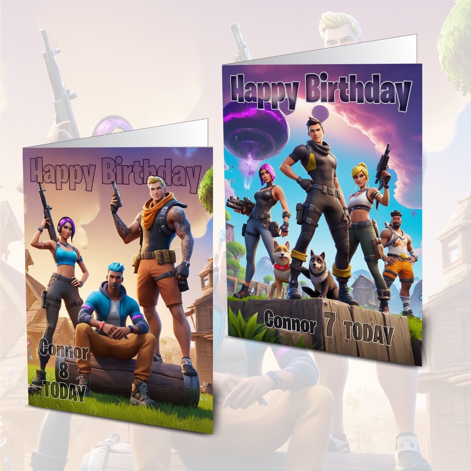Personalised FORTNITE Birthday Card Son Grandson Nephew Friend | eBay UK