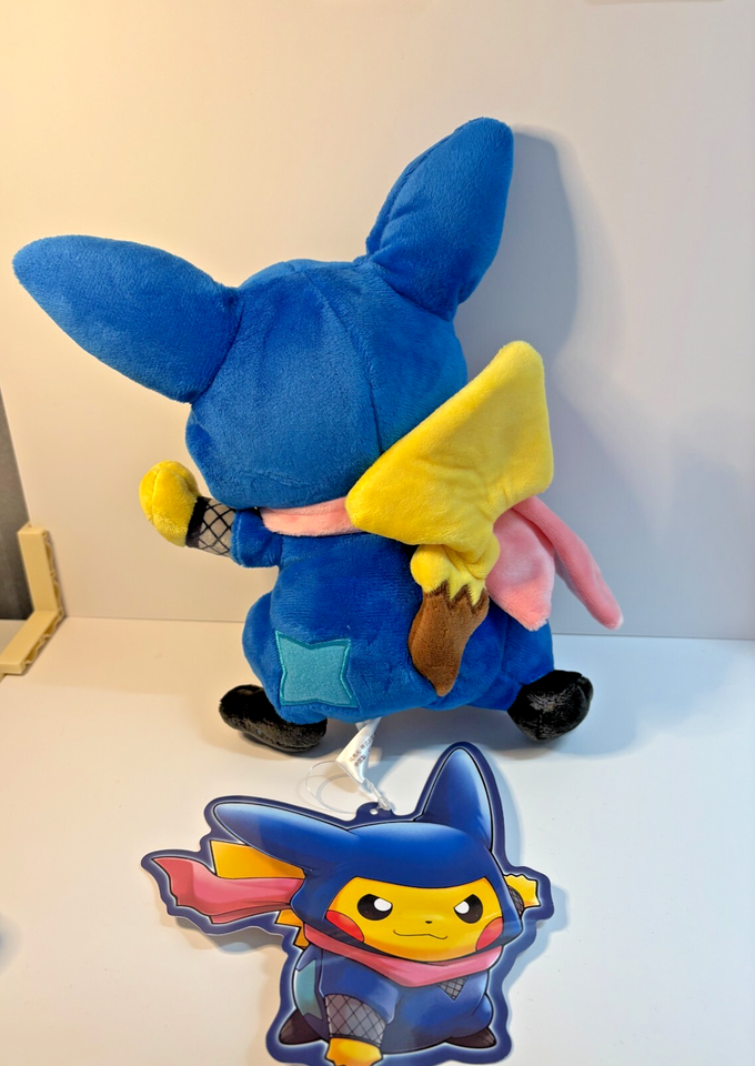 Ninja Pikachu Plush Doll Pokémon Center Tokyo DX Exclusive From Japan ...