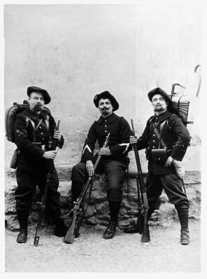 Military Personnel With Guns 1880 Old Photo | eBay Australia