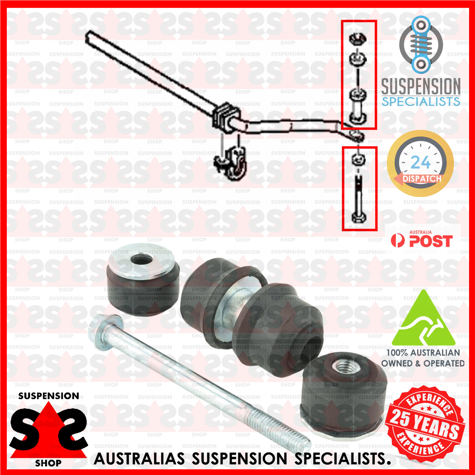 Front Axle Link/Coupling Rod, Stabiliser Bar Suit CHEVROLET Blazer S10 ...