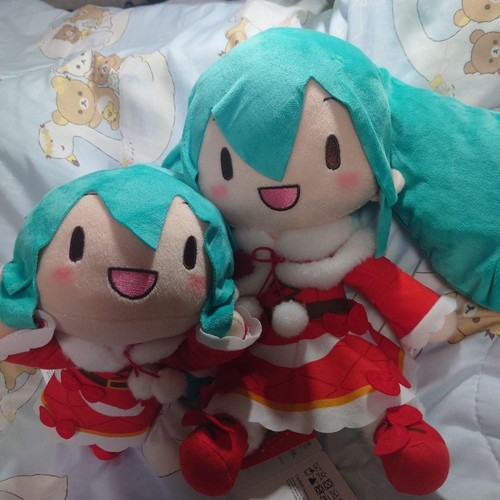 Hatsune Miku Series Fluffy Puchi Plush Toy Christmas 2024 Set | eBay