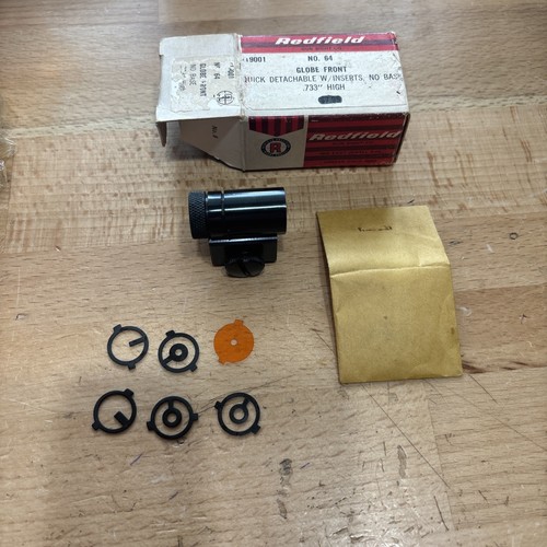 Redfield No. 64 Front Globe Sight W/inserts New In Box | eBay