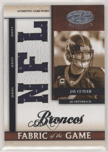 2008 Leaf Certified Materials Fabric of the Game Die-Cut NFL /50 Jay ...