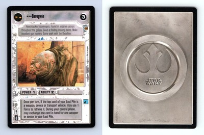 Baragwin Star Wars Jabbas Palace Limited 1998 LS Common CCG Card | eBay