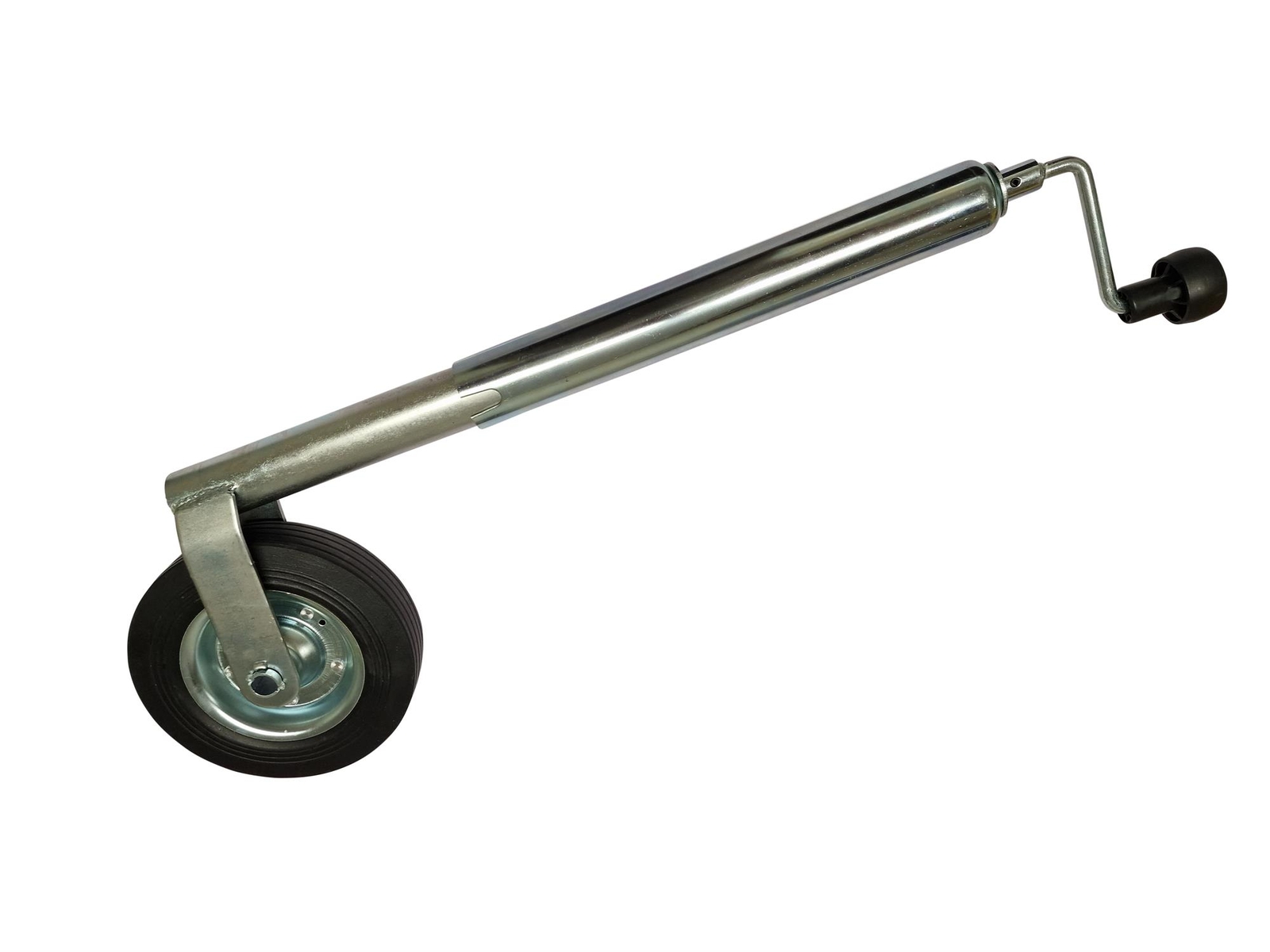 Heavy Duty Caravan Jockey Wheel & Clamp 48MM (Trailer Metal Rim Wind Up ...