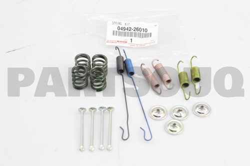 0494226010 Genuine Toyota SPRING KIT, REAR BRAKE 04942-26010 | eBay