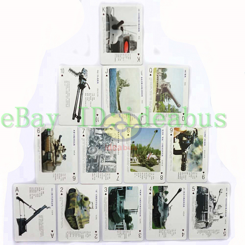 Collecting Military Playing card/Poker Deck 54 cards World Famous Heavy ...