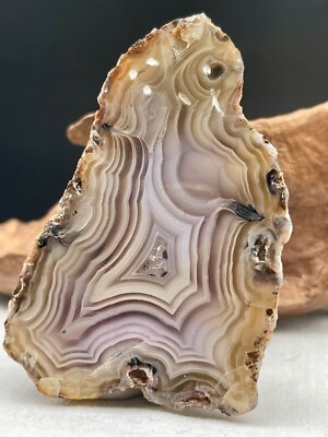 Picacho agate, polished, chrystals, flow channel | eBay