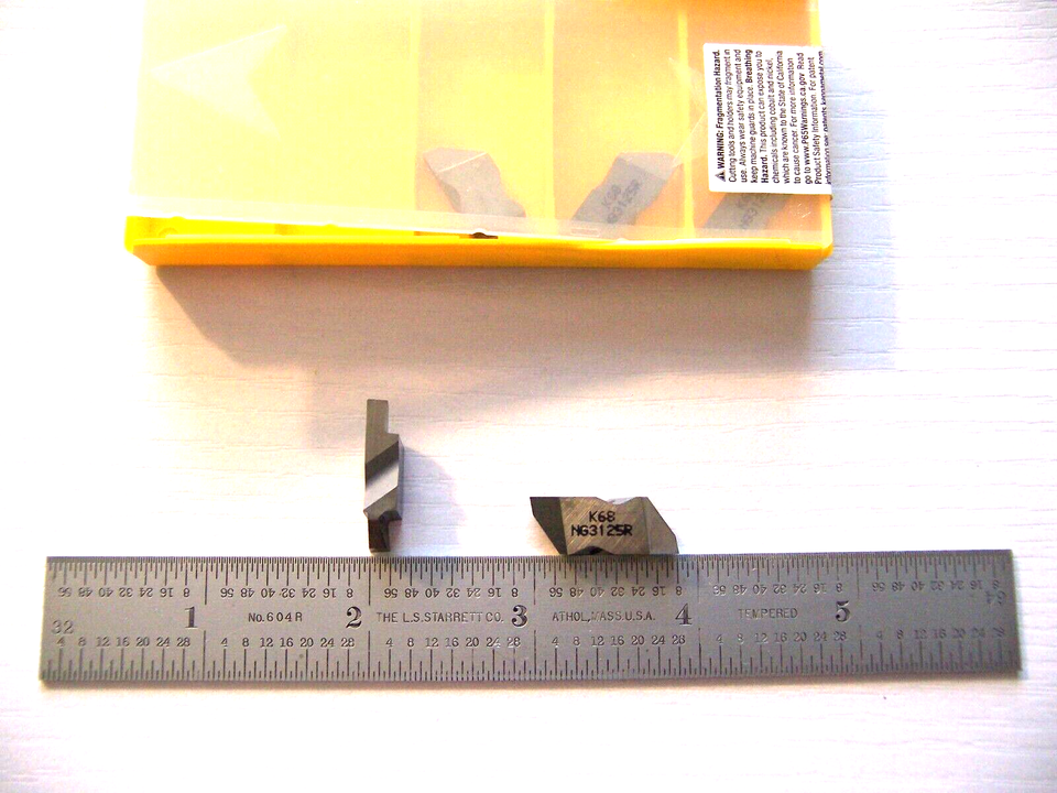 New 5 Pcs - NG3125R K68 Top Notch Inserts Kennametal | eBay
