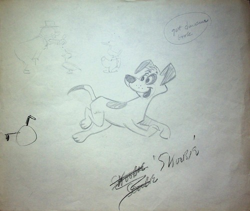 Dan Gordon 1950s Original Hand-Drawn Production Layout Pencil Hanna ...