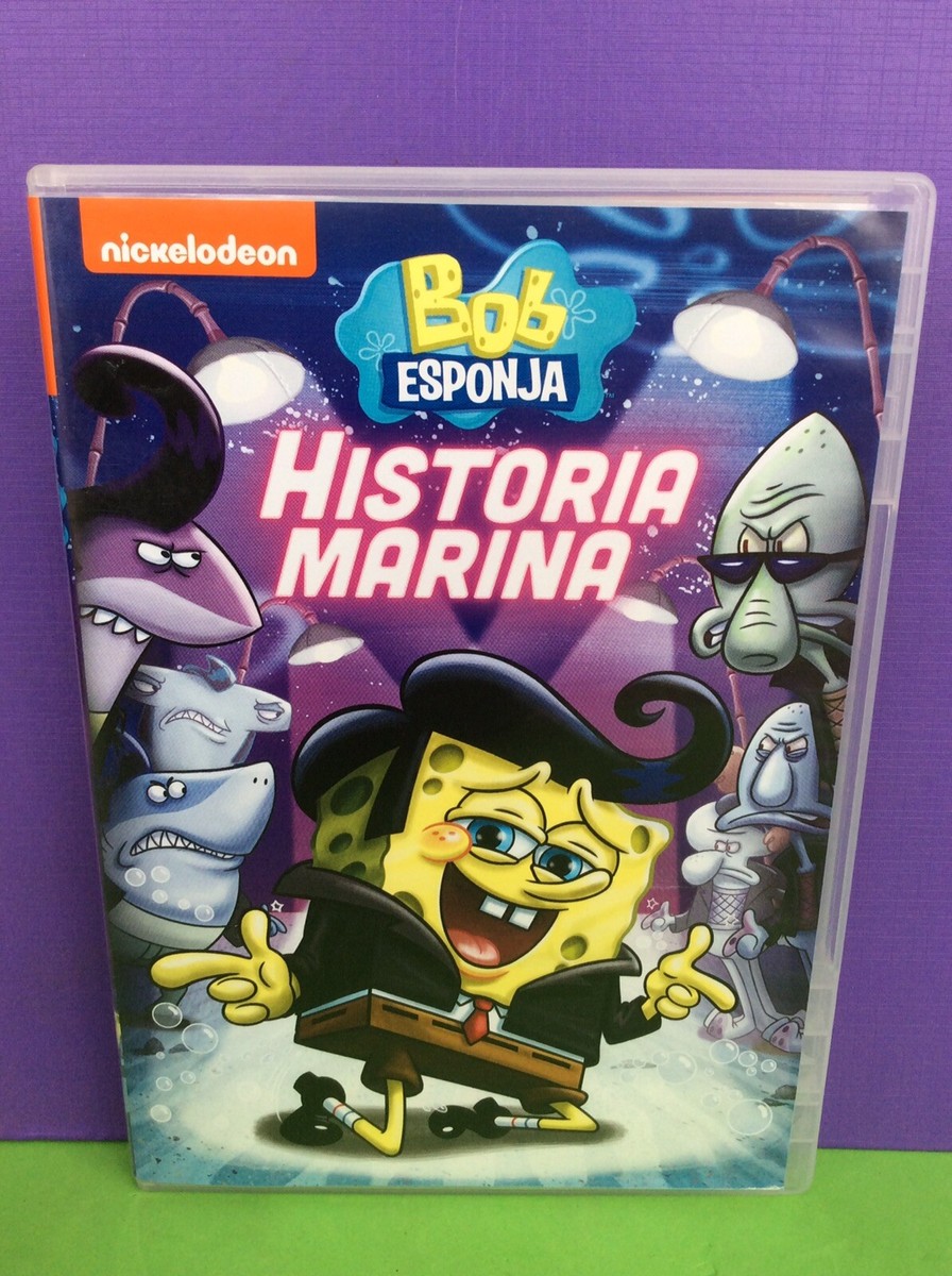 Portada Del Dvd De Bob Esponja Bob Esponja: Un Héroe Al Rescate