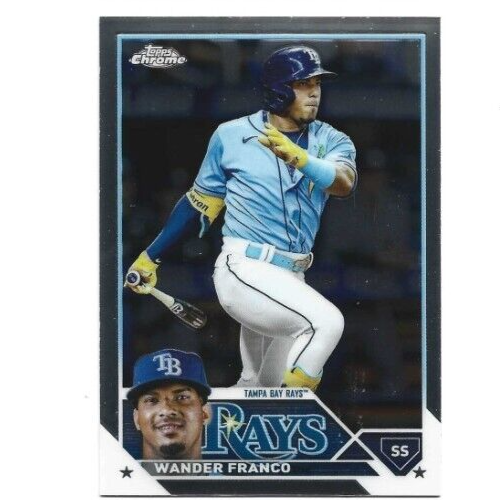 2023 Topps Chrome Tampa Bay Rays Wander Franco card | eBay