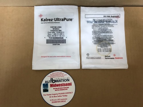 2 NEW KALREZ CUSTOM O-RING K# 929212 COMPOUND 9500 ID 1.590 X 0.060 ...