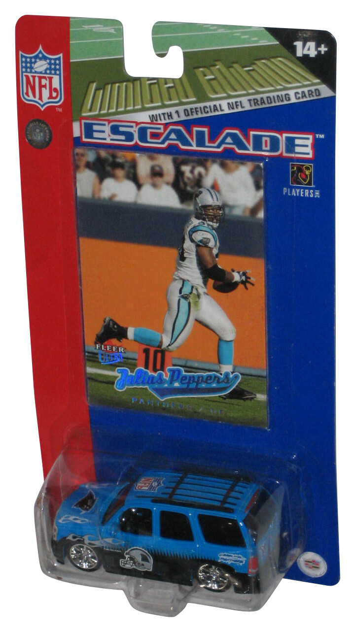 NFL Football Julius Peppers Panthers Fleer Cadillac Escalade Blue Toy ...