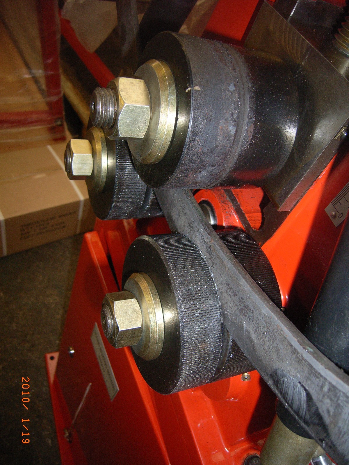 WNS Manual Ring Roller Bender Section Rollers Rolls 75mm Wide c/w 1 Set ...