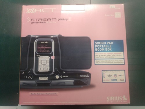 Xact Communication XS034 Sirius Satellite Radio Portable Boom Box for ...