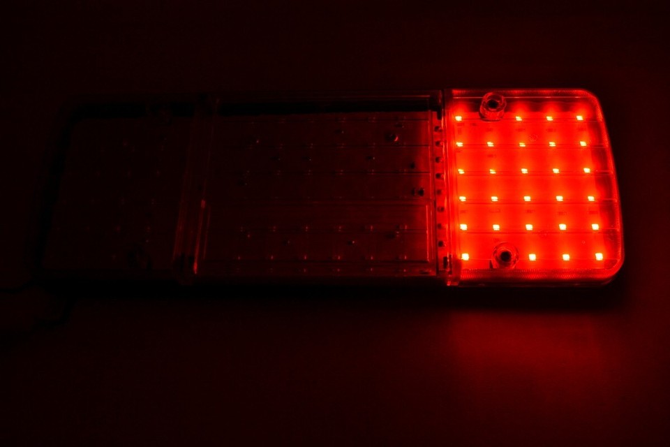 # 2X Rear Tail LED Stop Reverse Lights Lamp Truck Chassis Bus Camper ...