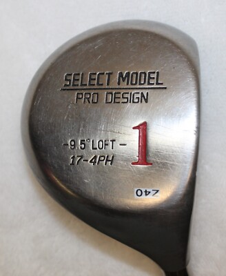 */Select Model- Pro Design 9.5* #1 Driver - RH - Men's - Graphite ...