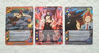 My Hero Academia CCG Eijiro Kirishima Unlimited MHA-DLC02 P4, P5, P6 ...