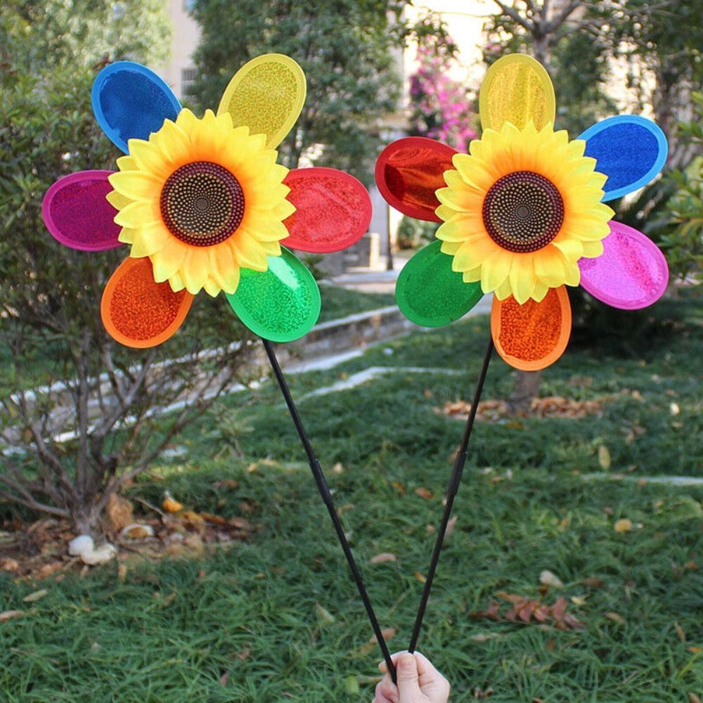 Plastic Wind Spinner Handheld Windmill Garden Yard Outdoor Tent Balcony ...