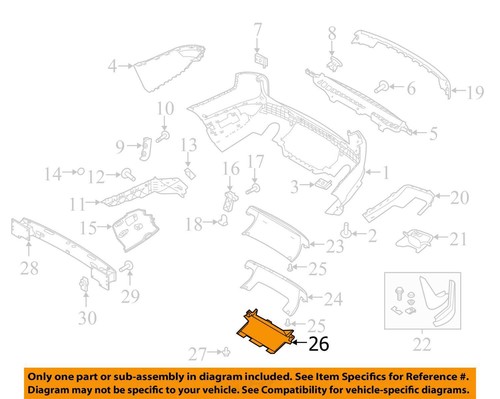 LAND ROVER OEM 14-22 Range Rover Sport Bumper Components-Under Cover ...