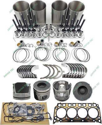 D24 Engine Overhaul Rebuild Kit For Doosan Daewoo D24 D24NAP Engine For ...