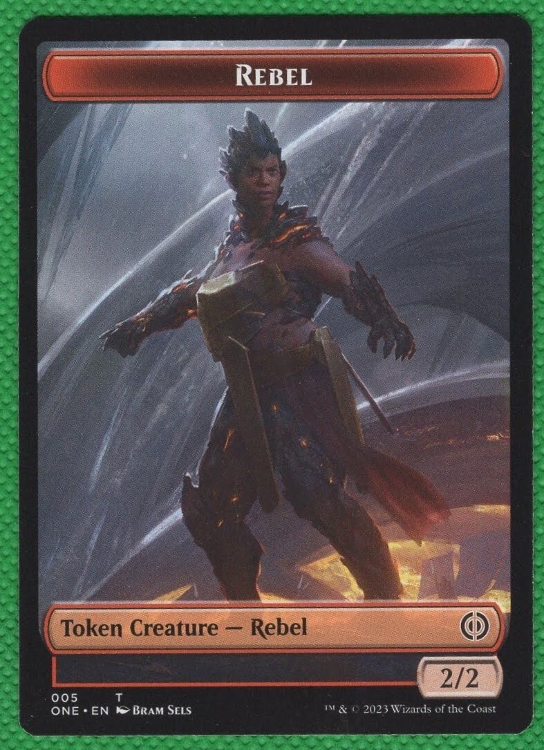 Rebel Token - Phyrexia: All Will Be One #005 - Magic: The Gathering MTG ...
