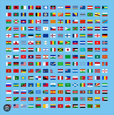 International World Cotton 3 x 5 Asst. Countries Flags (Buy your choice ...