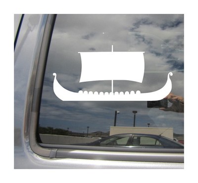 Viking Longship - Norse Long Ship Car Truck Vinyl Decal Window Sticker ...