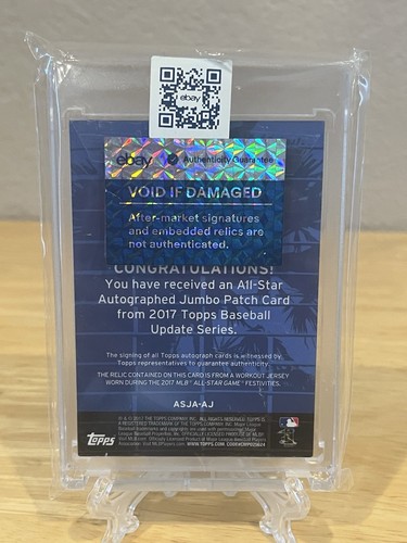 2017 Topps Aaron Judge Rookie Patch All Star Game 2/10 ERROR AUTO | eBay