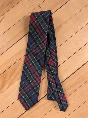 Pendleton Men's 100% Pure Virgin Heavy Wool Tartan Neck Tie Red/Blue 57 ...