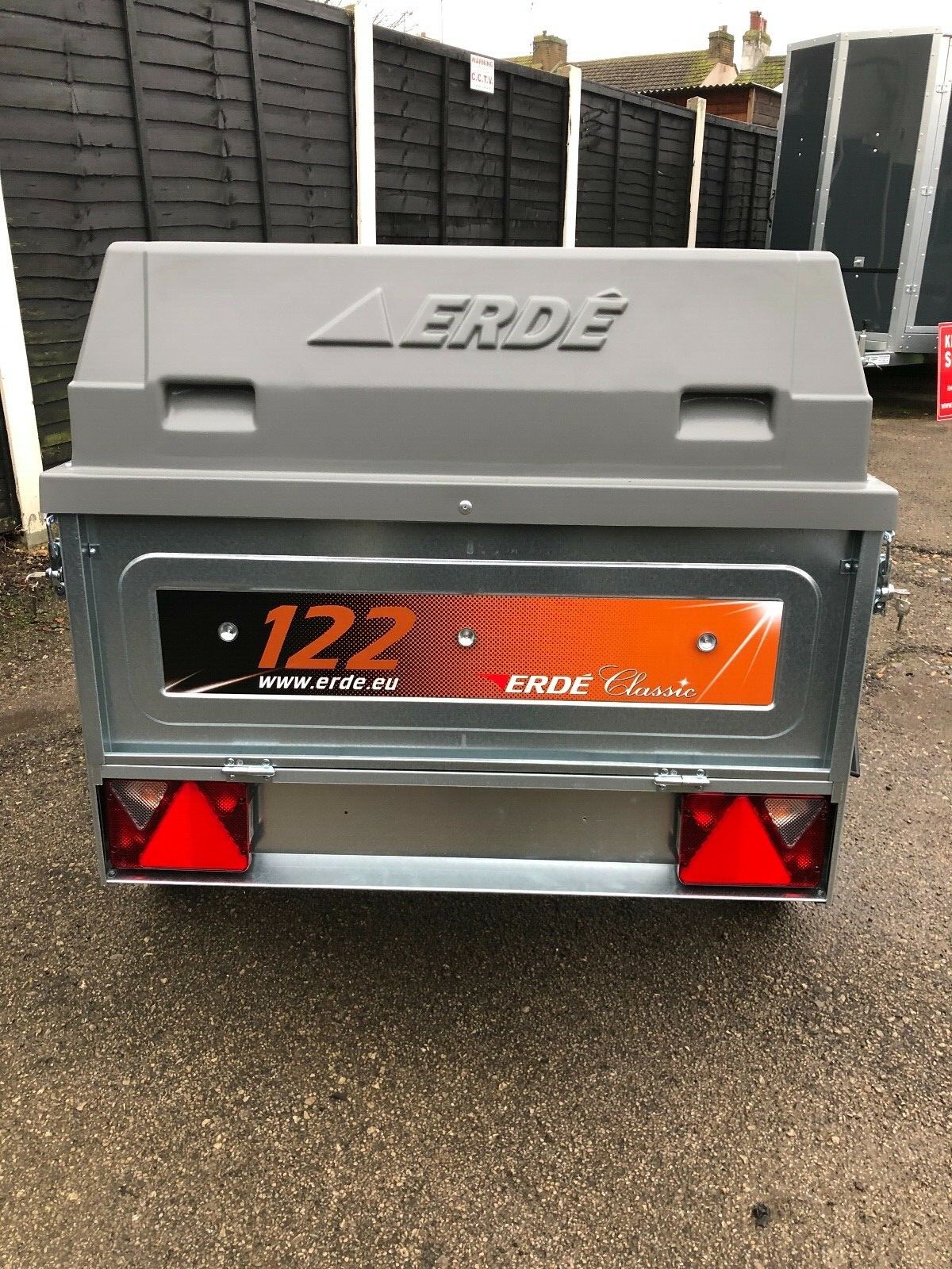 NEW ASSEMBLED Erde 122 Box Car Camping Trailer With Lockable ABS Hard ...