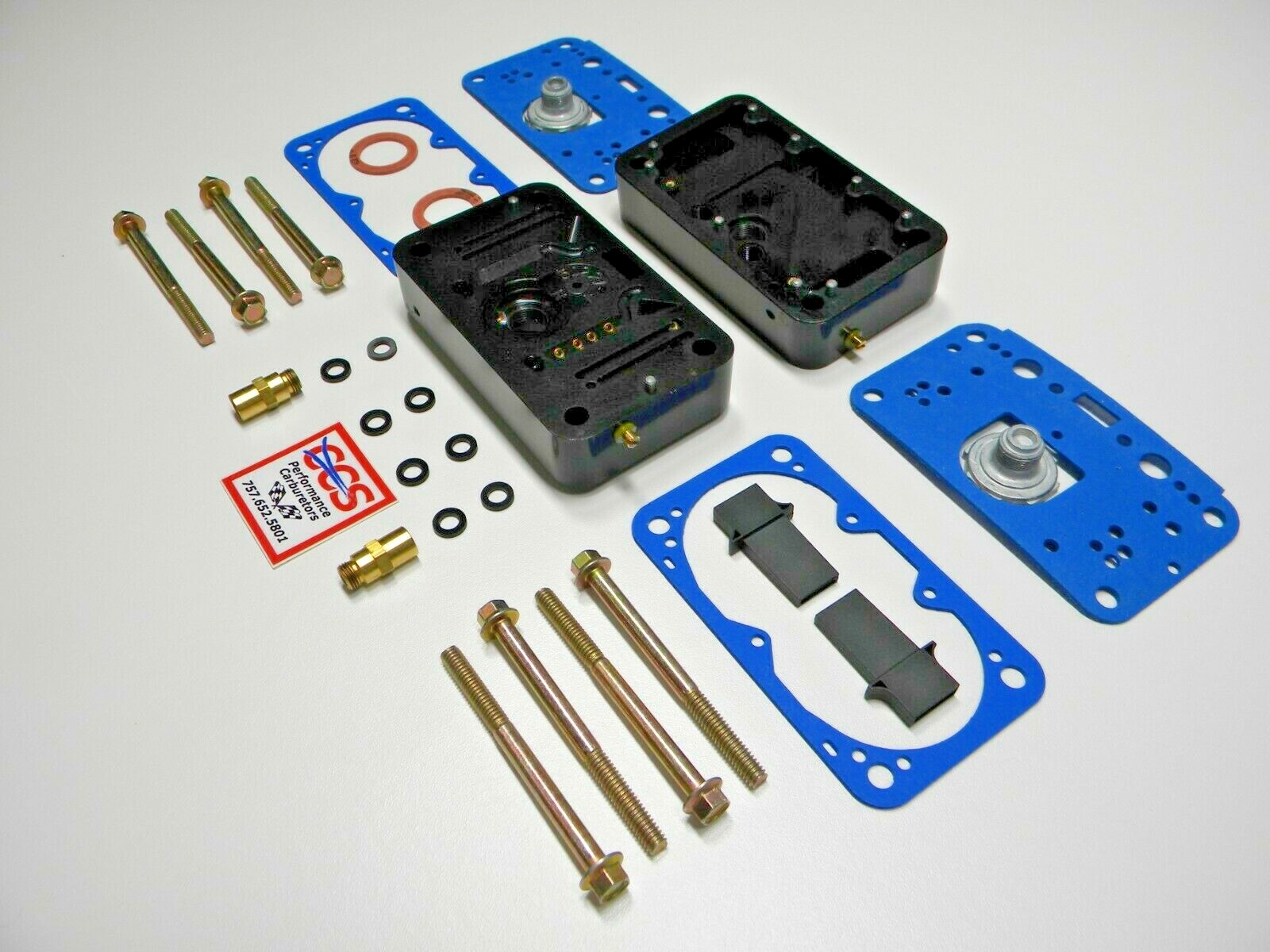 Holley QFT CCS 1250 CFM Methanol 3 Circuit Racing Metering Block Kit ...