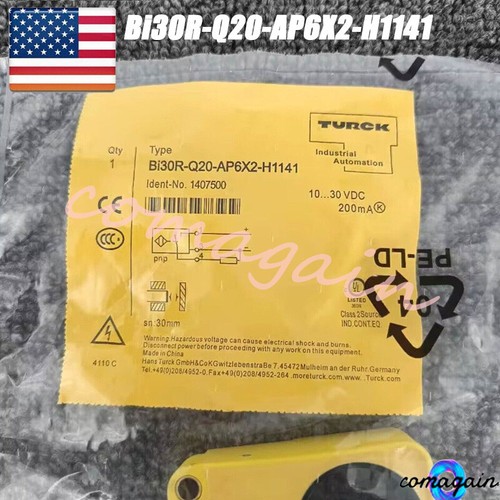 For Turck Bi30R-Q20-AP6X2-H1141 Inductive Proximity Switch Ring Sensor ...