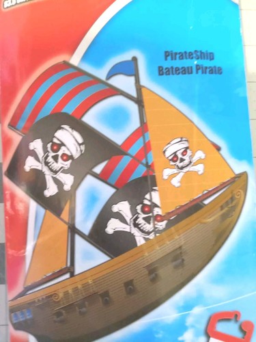 3 D Kite Pirate Ship 33 Inches Long Includes Tails And Line Ages 8 ...