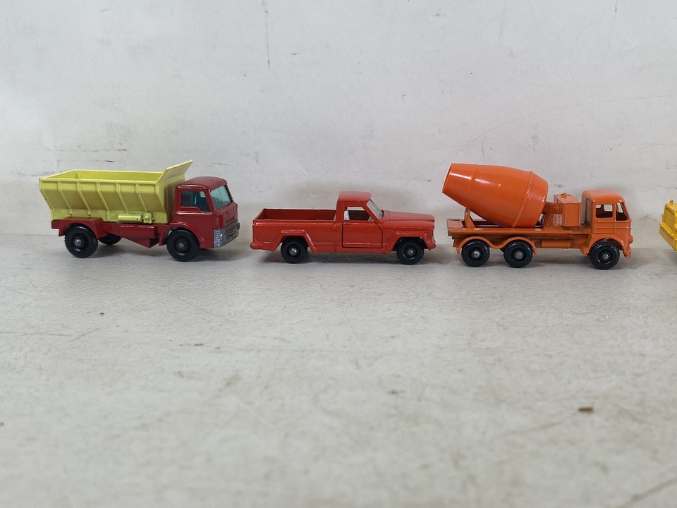 very rare Matchbox Commercial Truck Set G-6 Vintage Yellow Mail Order ...
