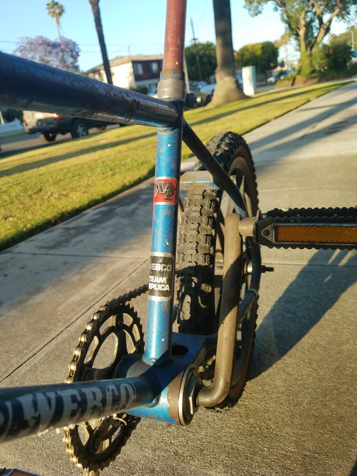 Webco Team Repilca BMX Racing Frame - Rare 1975 Vintage | eBay