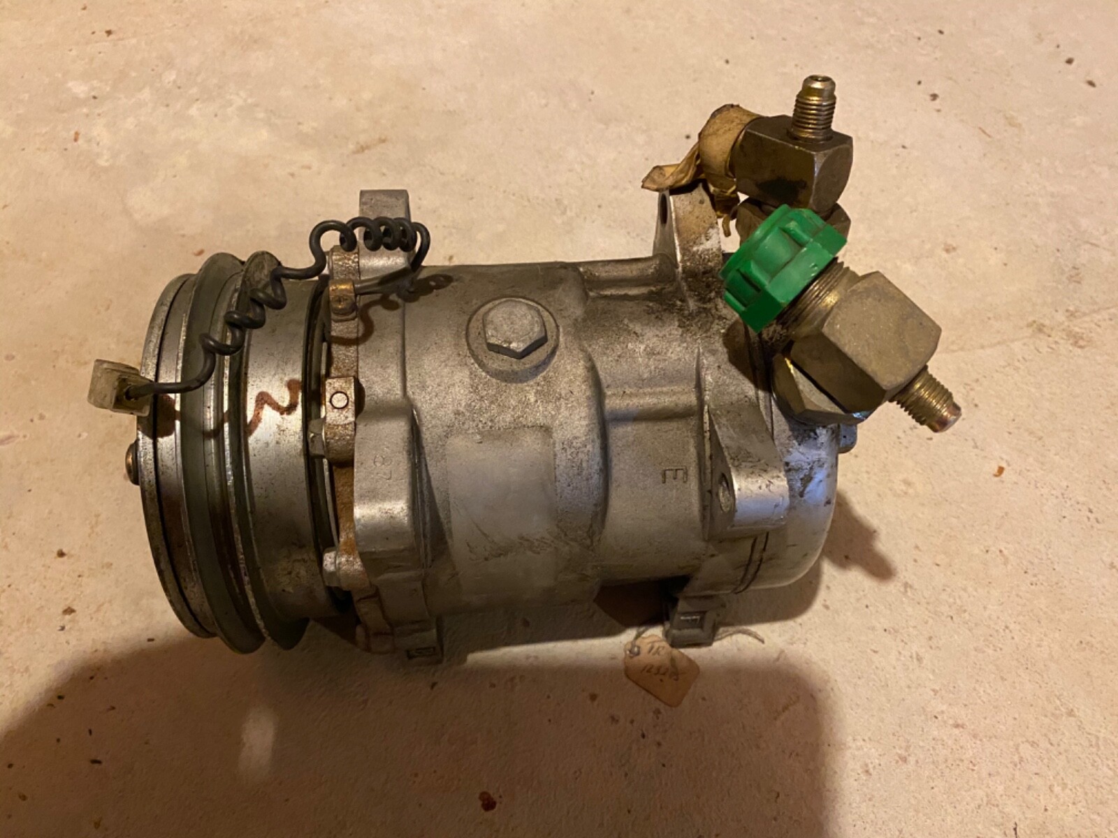 Ferrari testarossa Mondial qv air conditioning compressor part number ...