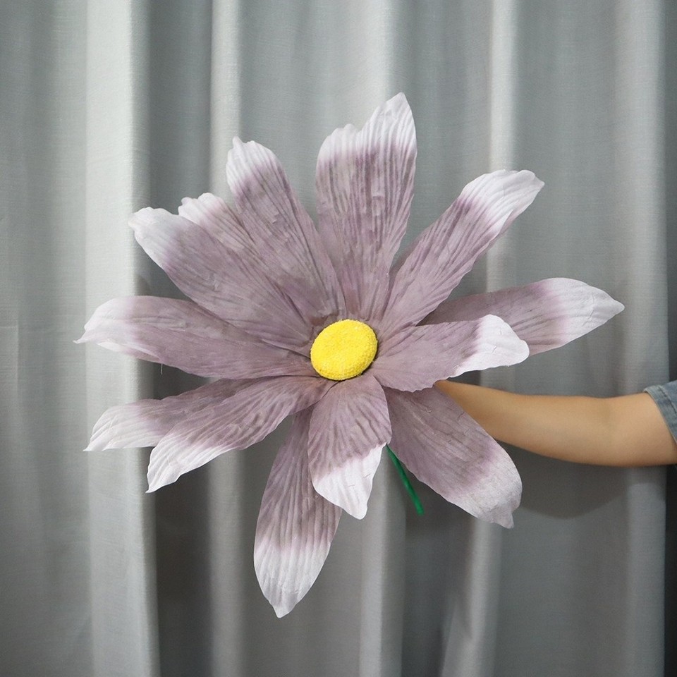 Non-woven Simulation Daisy Wedding Party Background Wall Decoration ...
