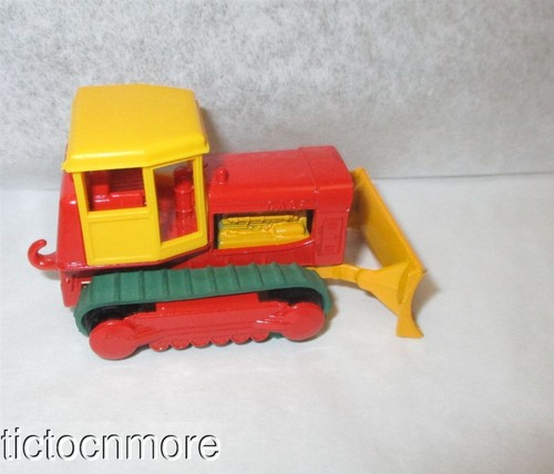 VINTAGE LESNEY MATCHBOX CAR No 16 CASE TRACTOR w/ TREADS BULLDOZER NICE ...