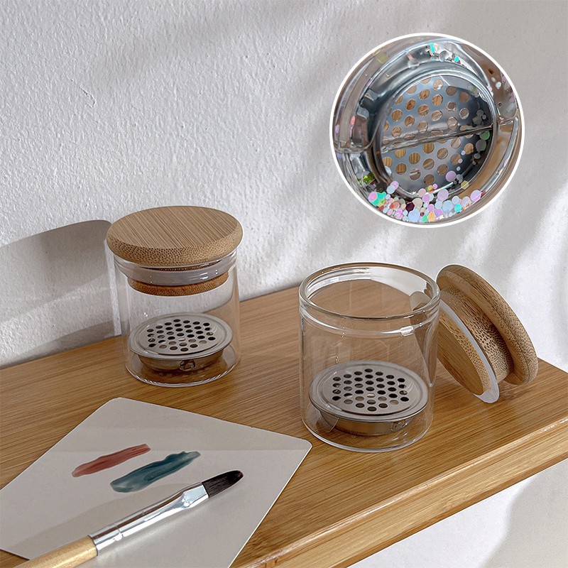 1Pcs Nail Art Glass Liquid Powder Dappen Dish Glass Crystal Cup ...