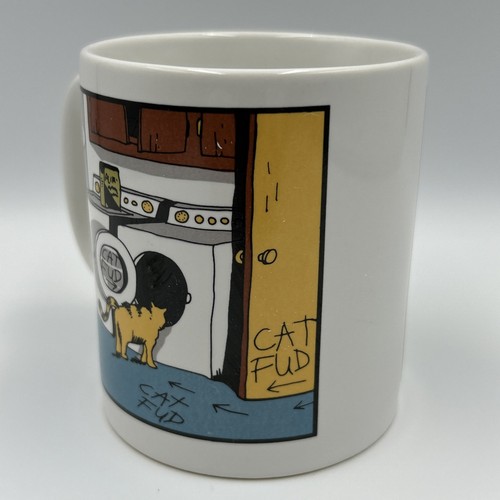 Vintage Gary Larson The Far Side Ceramic Coffee Mug “Cat Fud” 1985 | eBay