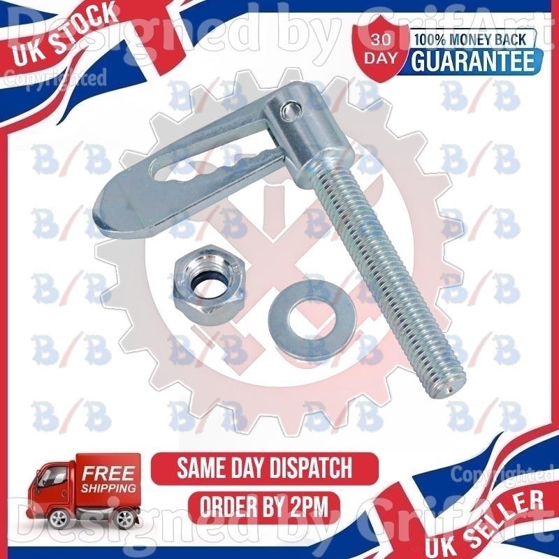 2 ANTI LUCE M8 X 38MM DROP LOCK CATCH FASTENER PIN BOLT ON FOR TRAILER ...