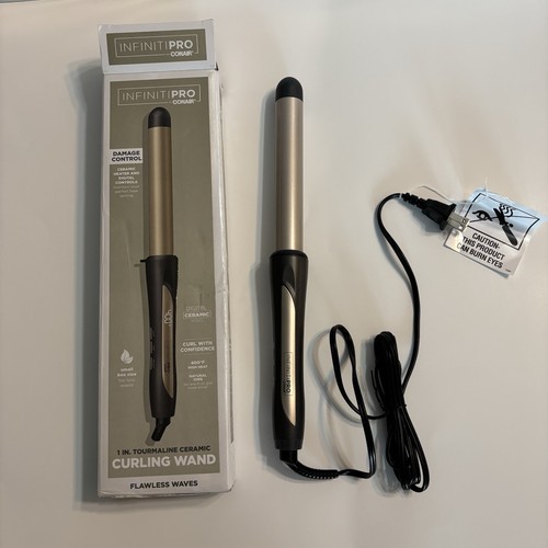 Infiniti Pro by Conair 1” Tourmaline Ceramic Curling Wand Flawless ...