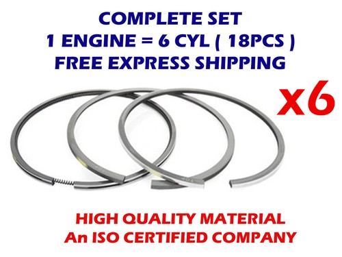 6cyl 3802429 Piston rings set 114mm Cummins diesel engine 8.3L 6C 6CT ...
