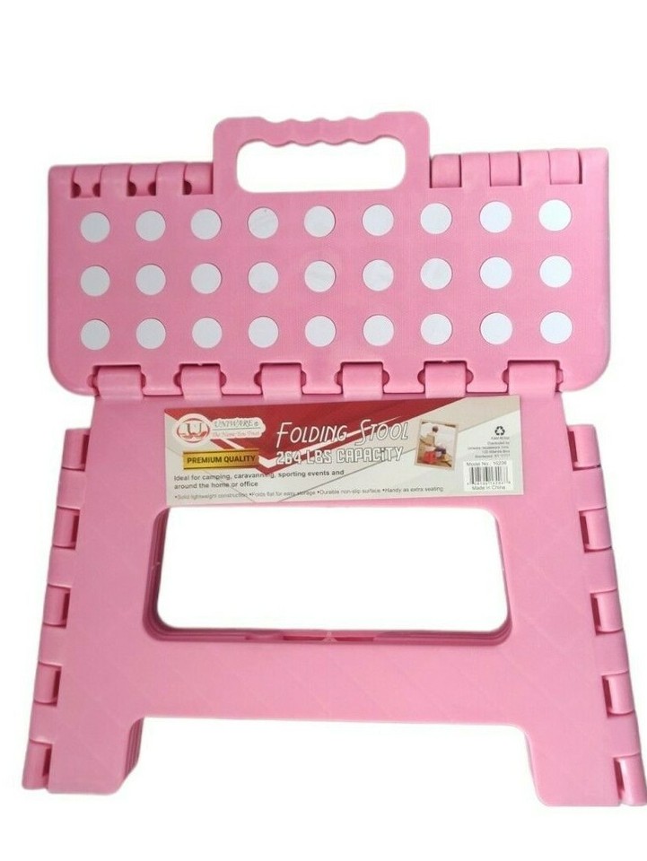 Folding Step Stool for Kids Plastic 264lbs Capacity, 8.5"/10.5"/12" | eBay